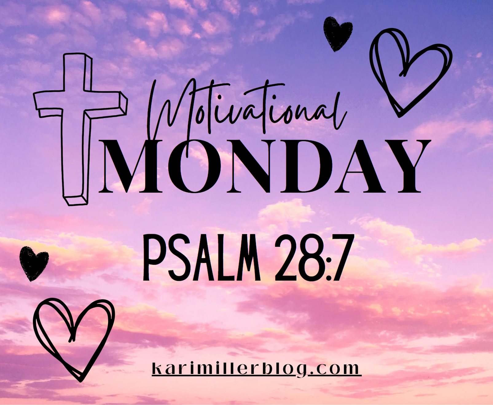 Motivational Monday #7: Psalm 28:7 – Kari Miller Blog
